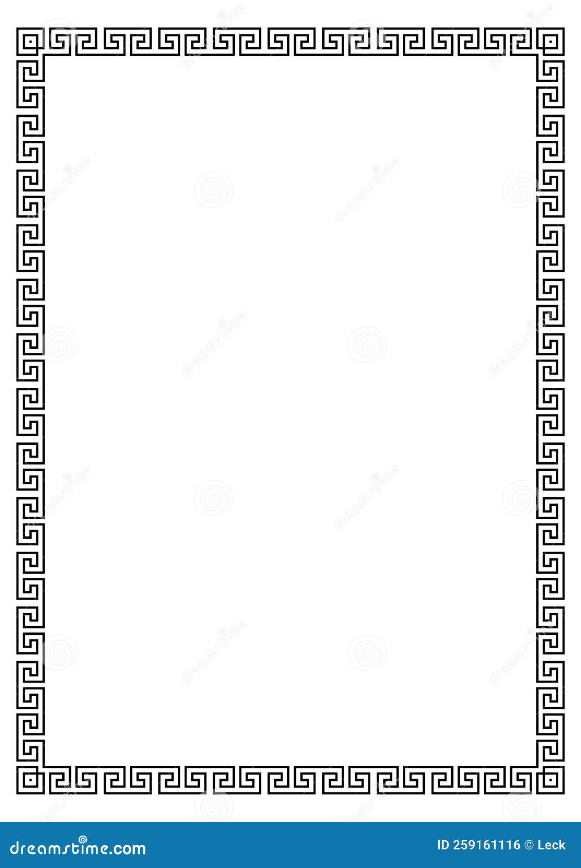A4 Paper Design Vintage Style Page Border Stock Vector - Illustration ...