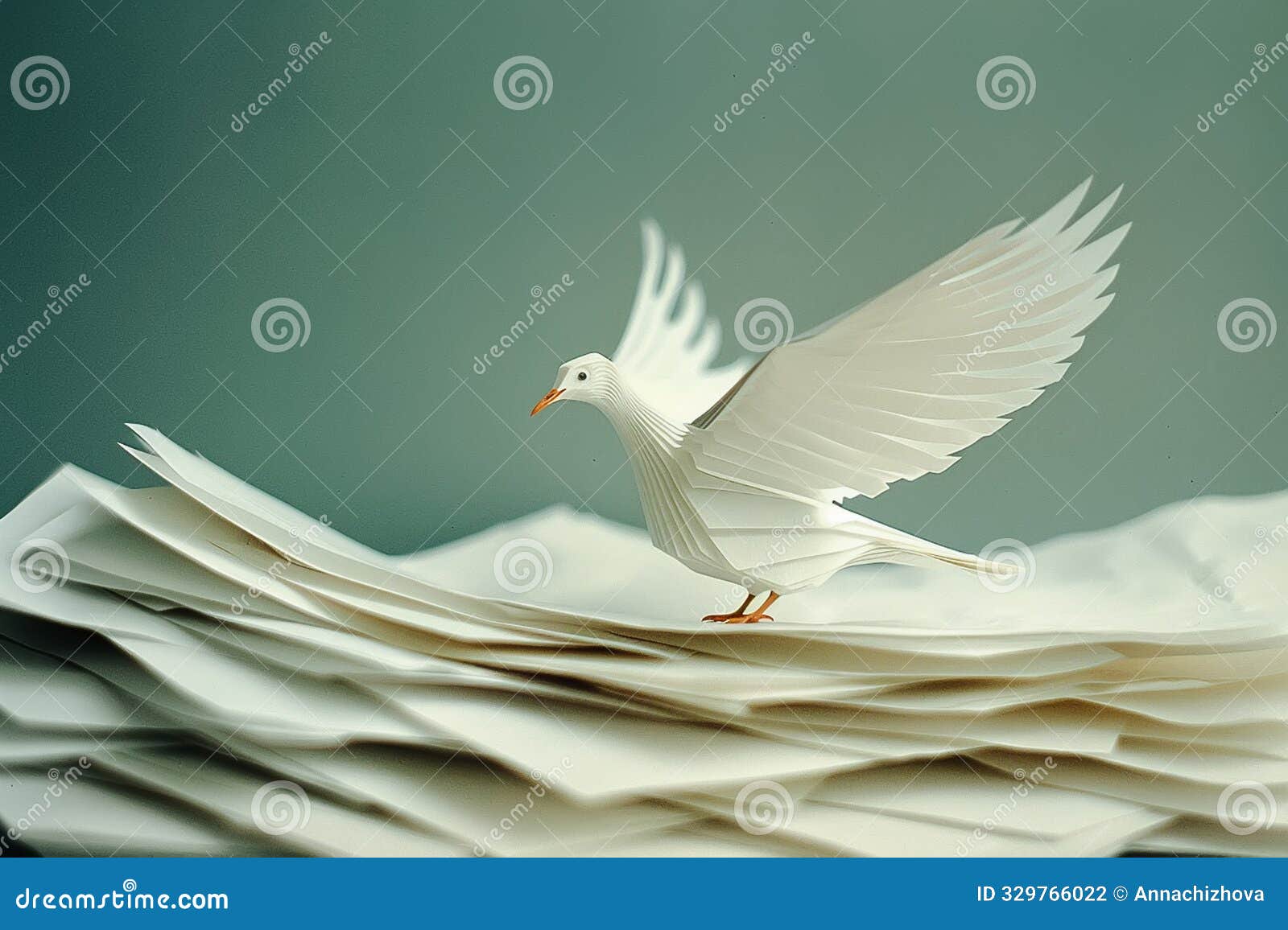 The Paper Document Art, Extremely Minimalistic Stock Photo - Image of ...