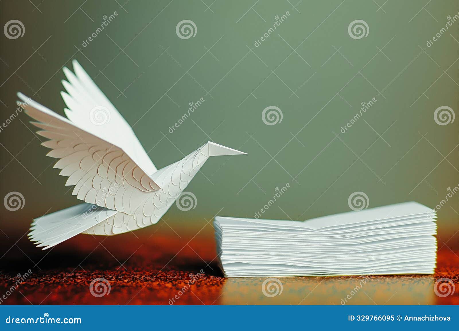 The Paper Document Art, Extremely Minimalistic Stock Image - Image of ...