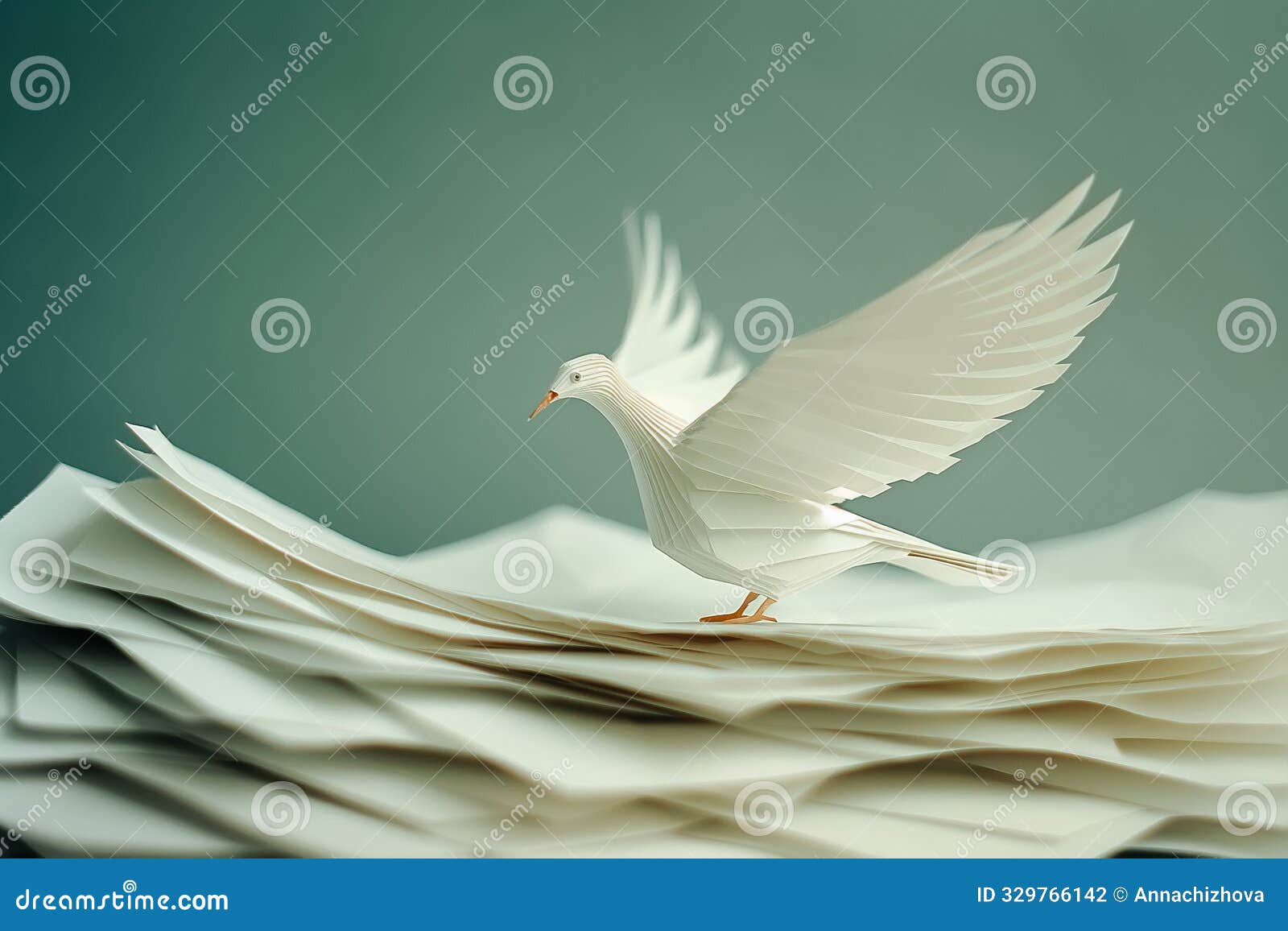 The Paper Document Art, Extremely Minimalistic Stock Photo - Image of ...