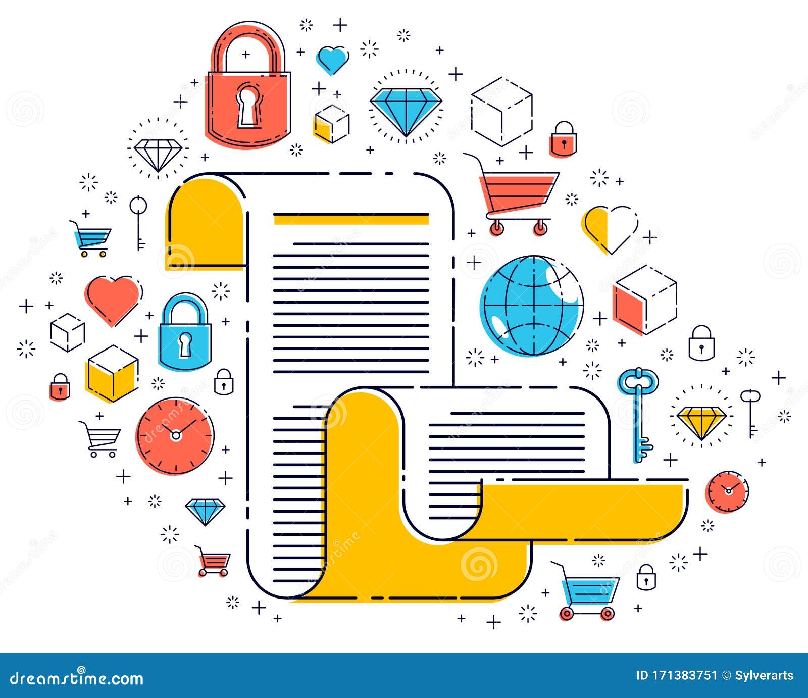 Electronic Documentation Vector Concept Metaphor | CartoonDealer.com ...