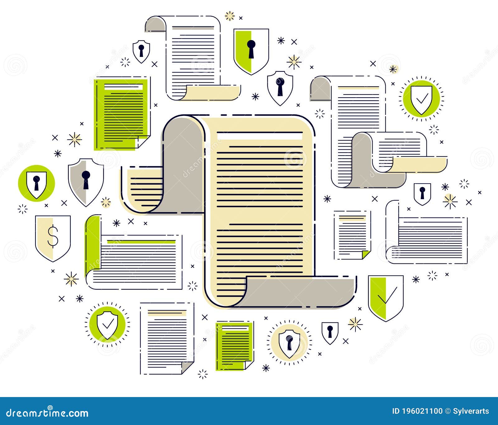Electronic Documentation Vector Concept Metaphor | CartoonDealer.com ...