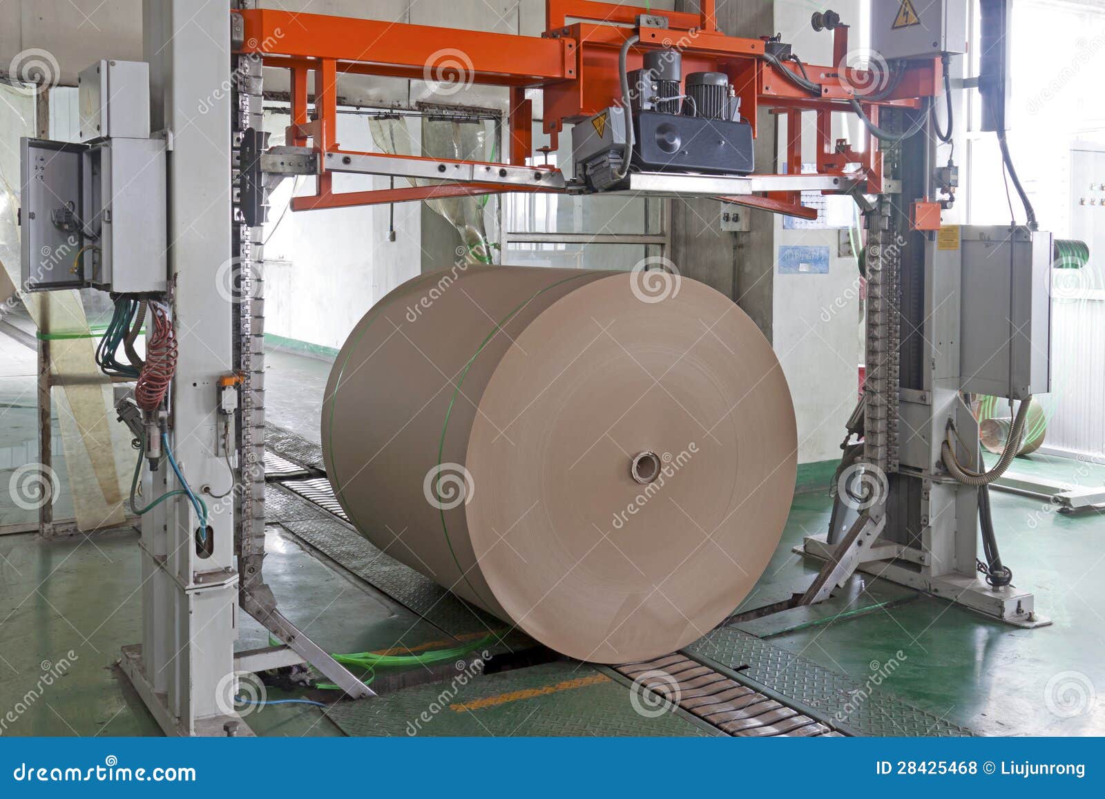 Paper Enterprise Production Line Stock Photo - Image of machine, asia ...