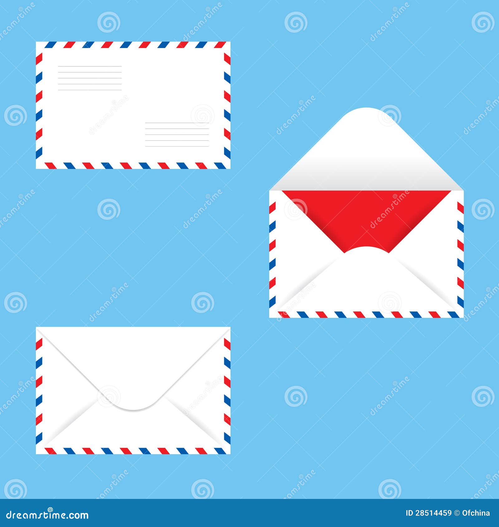 Paper Envelope stock vector. Illustration of blank, receive - 28514459