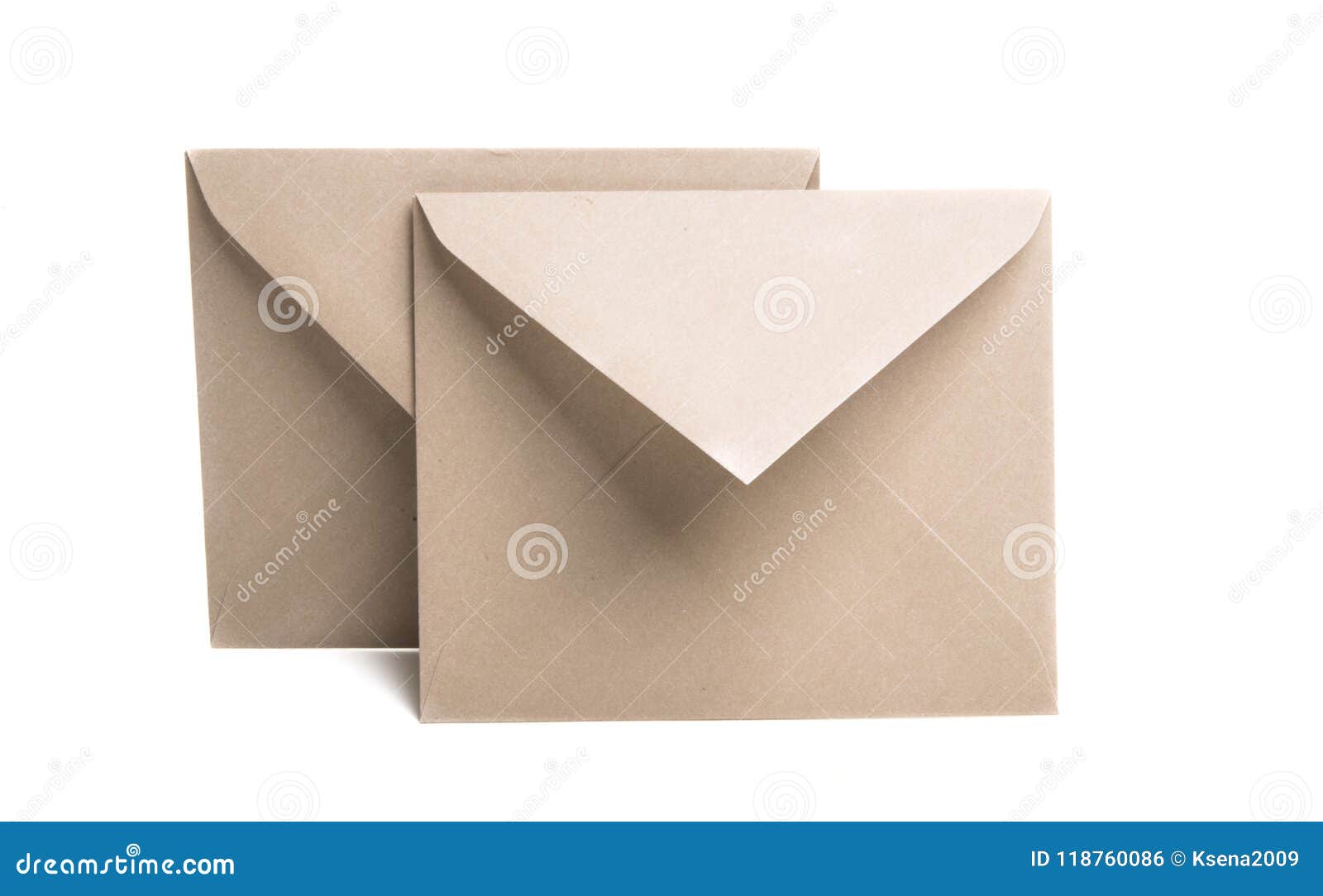 Paper envelope isolated stock photo. Image of document - 118760086