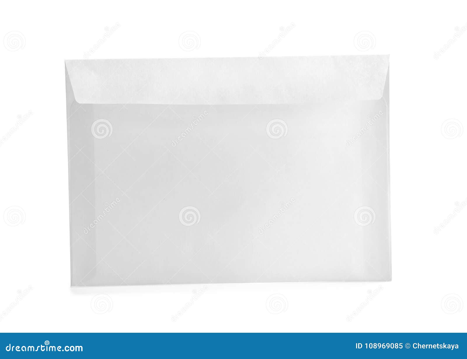 Paper Envelope on White Background. Stock Image - Image of send, copy ...