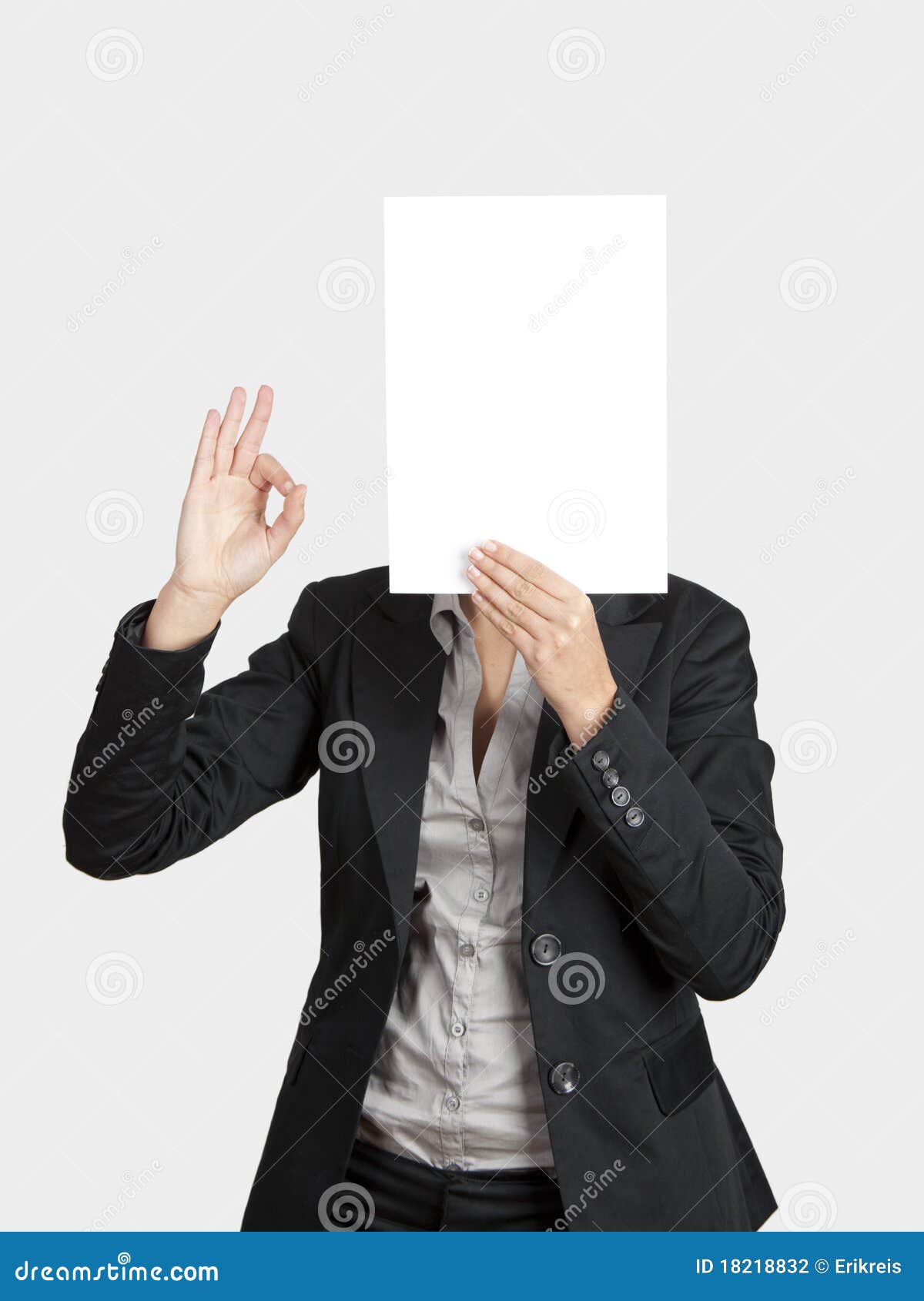 Paper face stock photo. Image of empty, board, announcement - 18218832