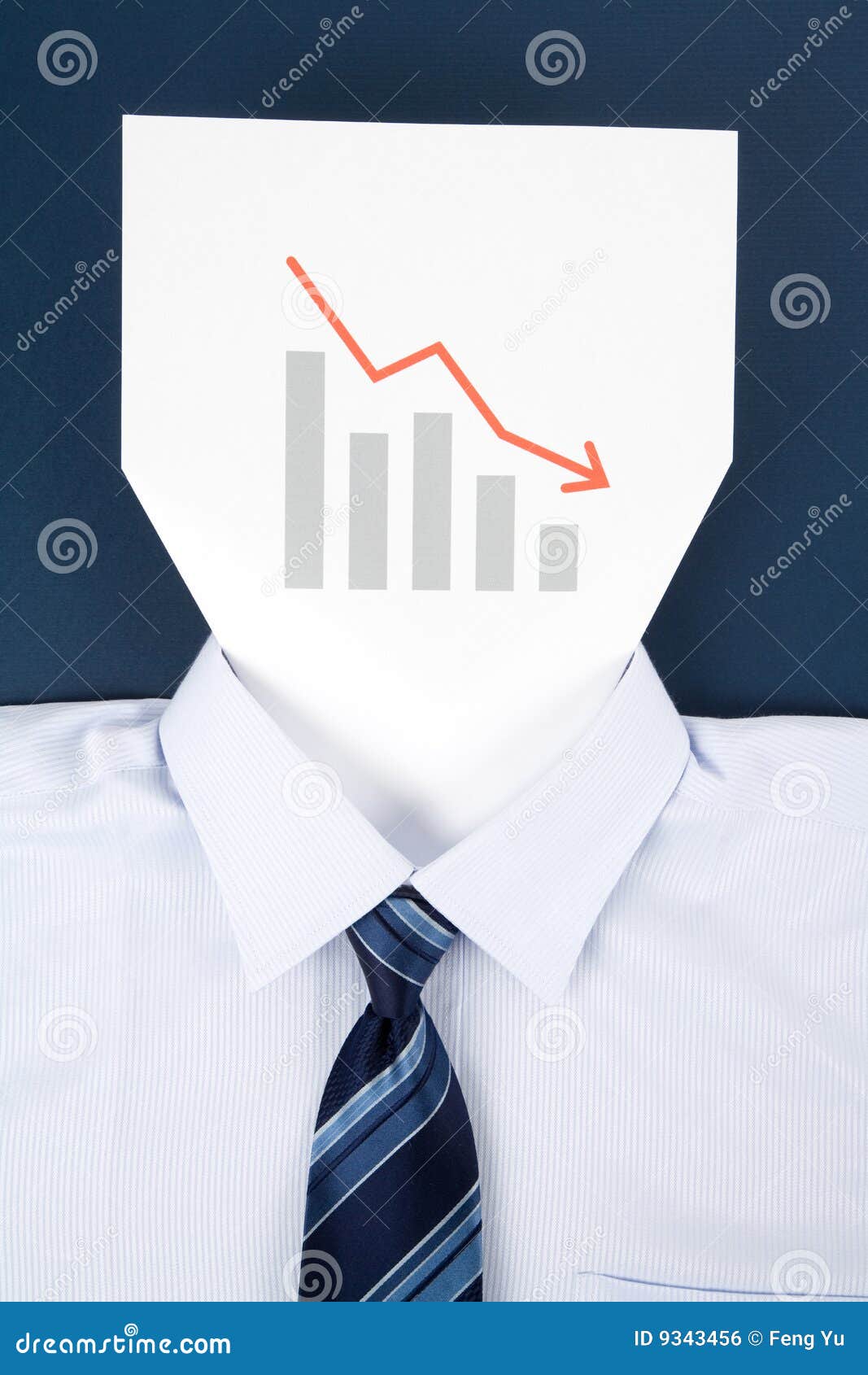Paper Face And Chart Stock Photography | CartoonDealer.com #9003644