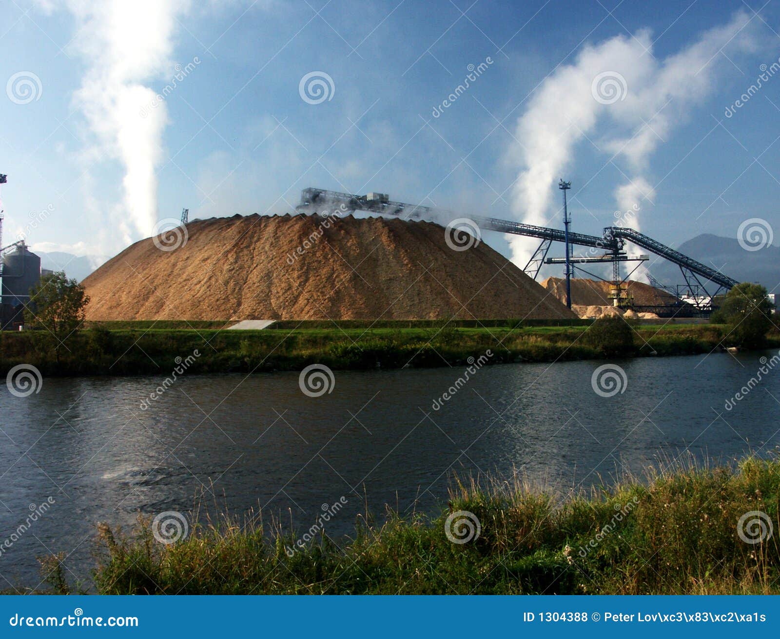 Paper factory stock photo. Image of conveyor, papper, wood - 1304388