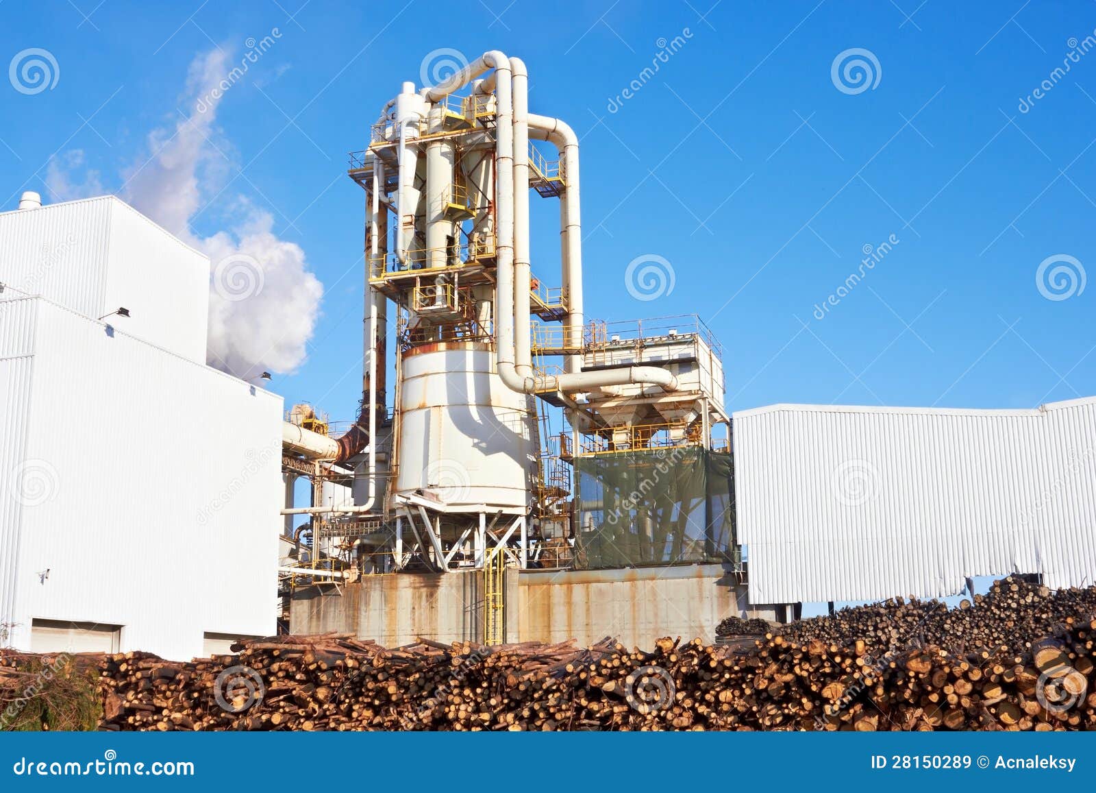 Paper Factory stock image. Image of accord, fumes, global - 28150289