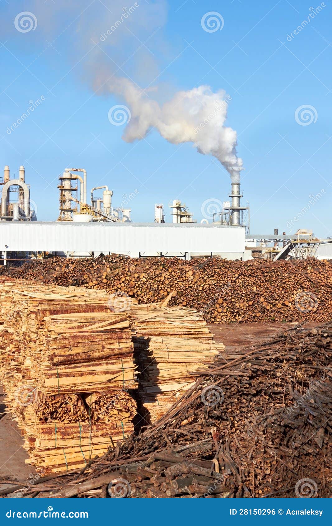 Paper Factory stock photo. Image of carbon, chimney, fumes - 28150296