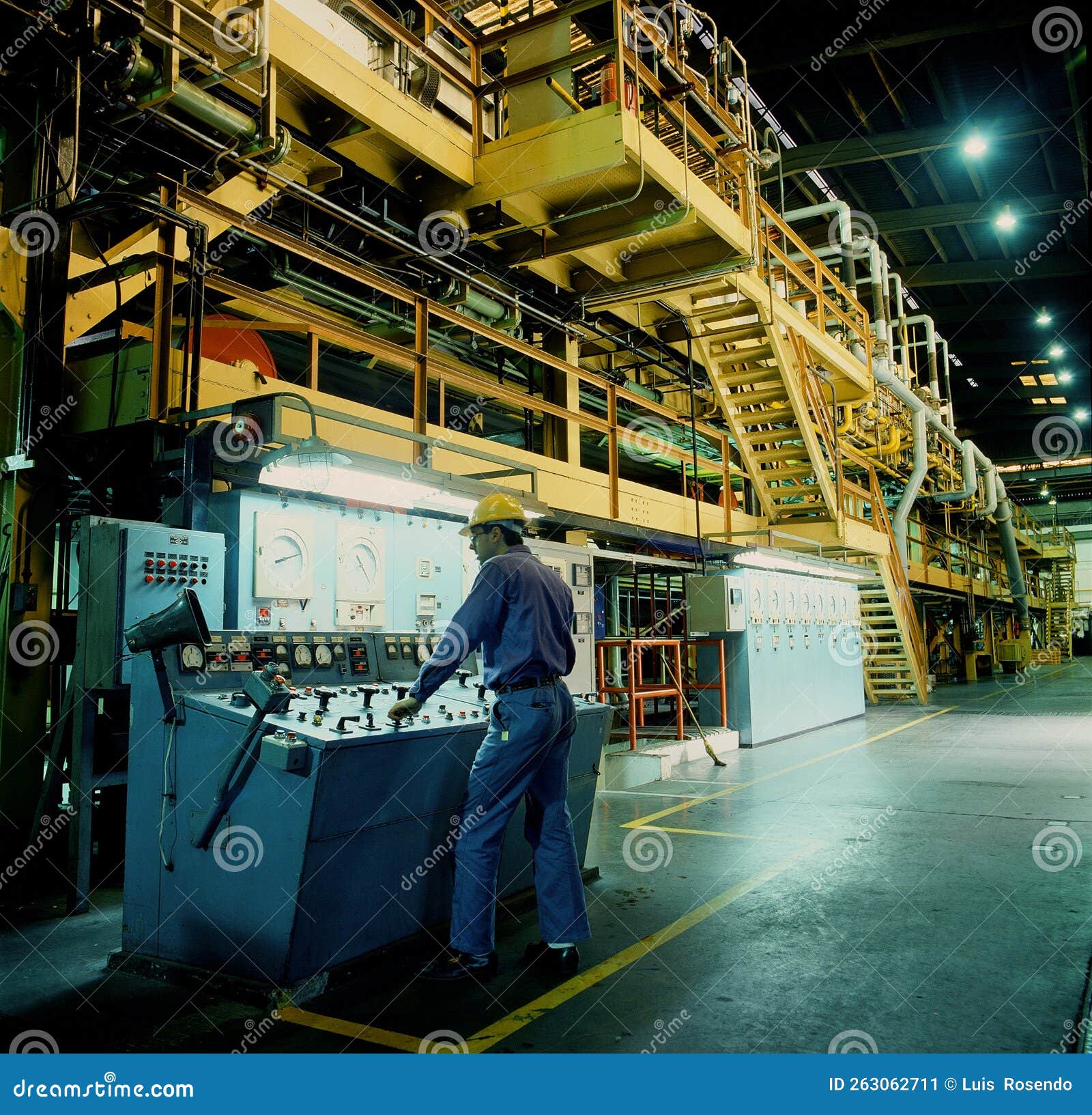 Paper Factory with Panel Operator Tucuman Editorial Photo - Image of ...
