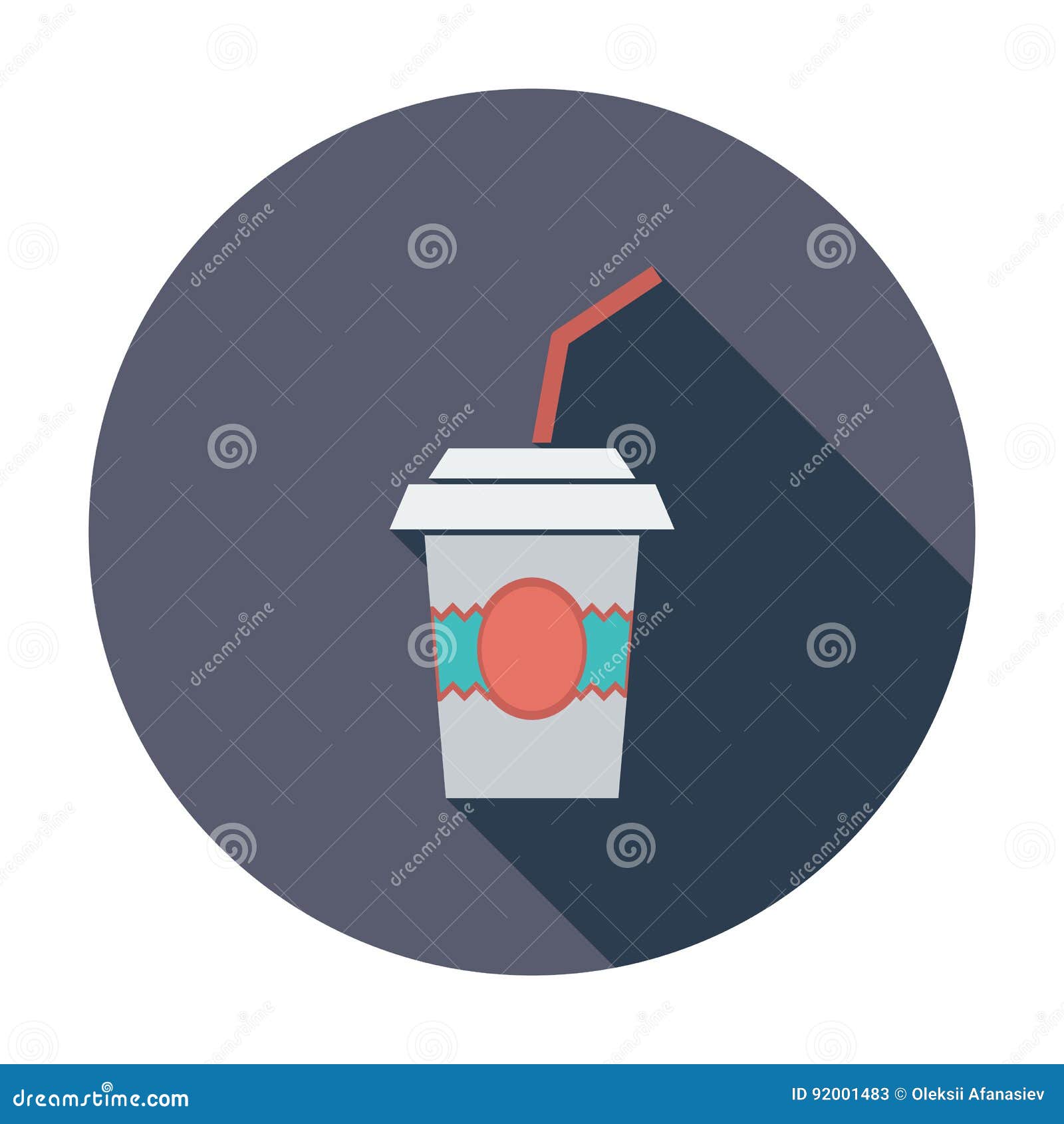 Paper fast food cup stock vector. Illustration of cola - 92001483