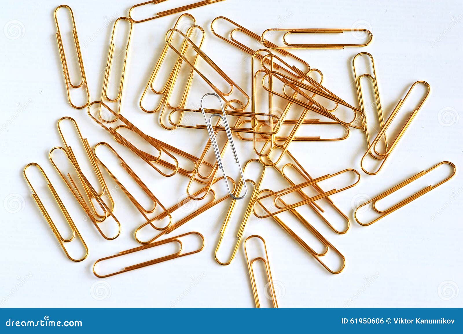 Paper fasteners stock photo. Image of business, tool - 61950606