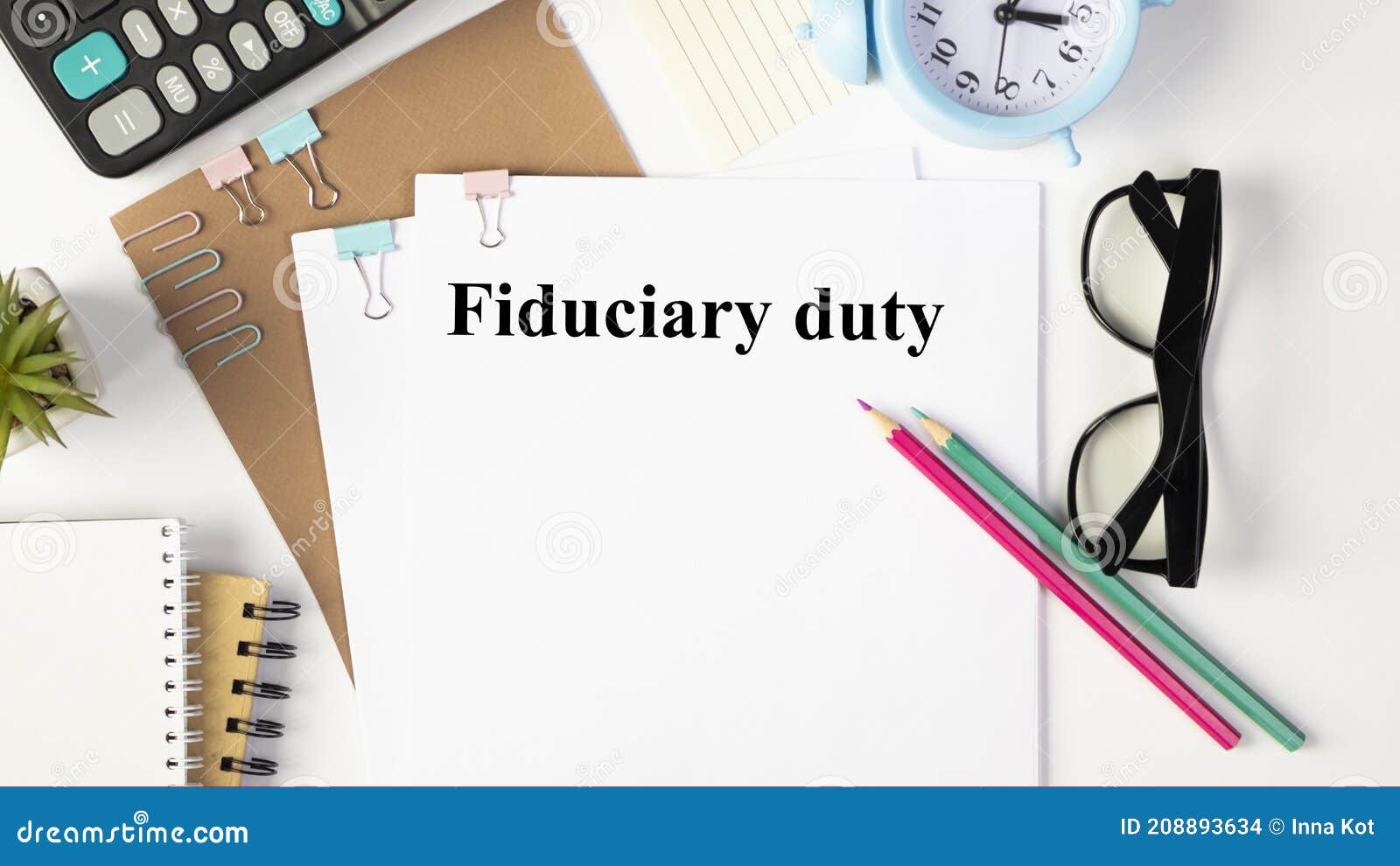 Paper with Fiduciary Duty on Stock Photo - Image of fiduciary, ethical ...