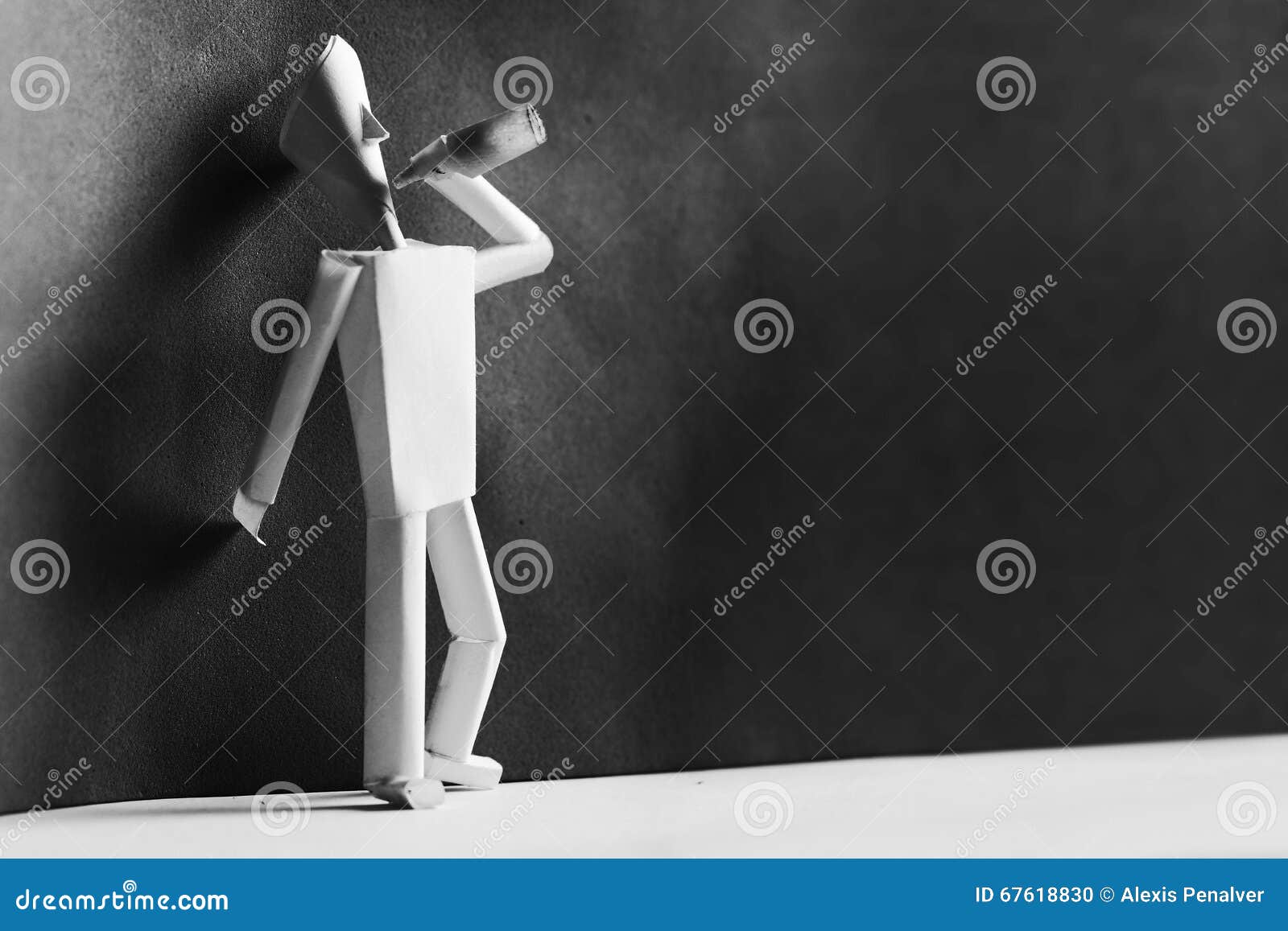 Paper Figure Of A Male Couple Surrounded By Circle Of Paper People ...