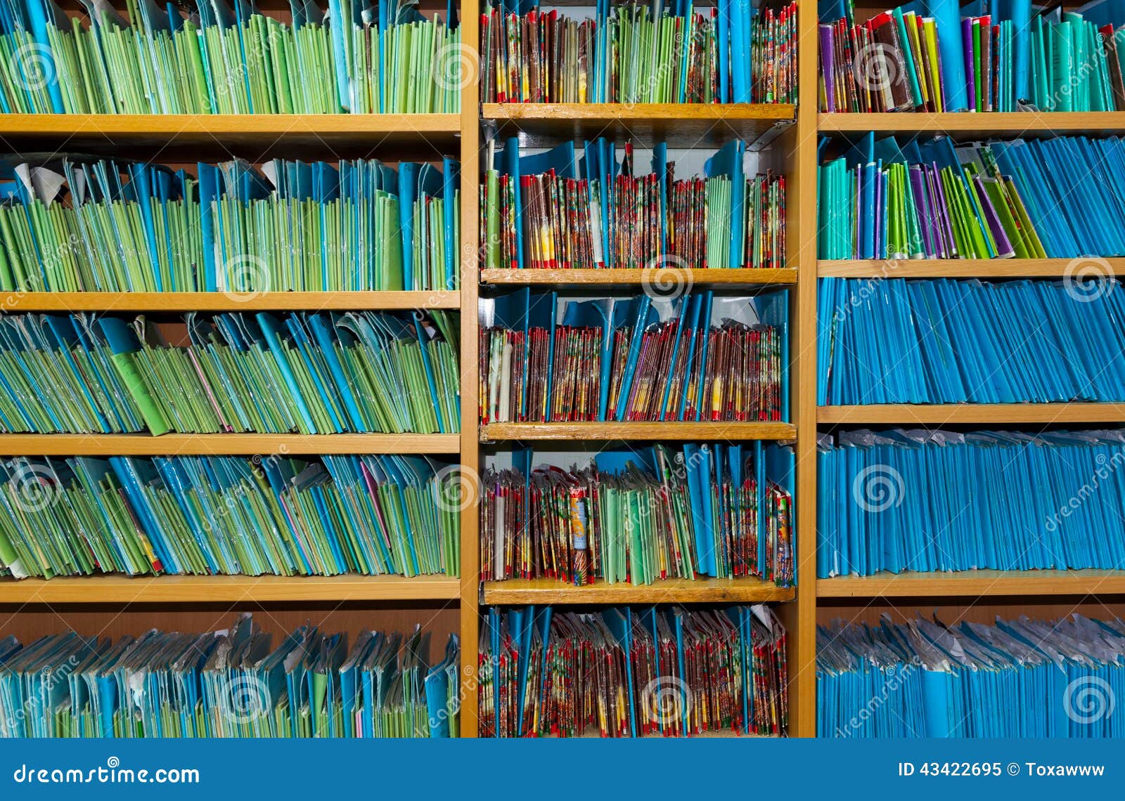 Paper Files In Folder Old Documents Or Old Letter Royalty-Free Stock ...