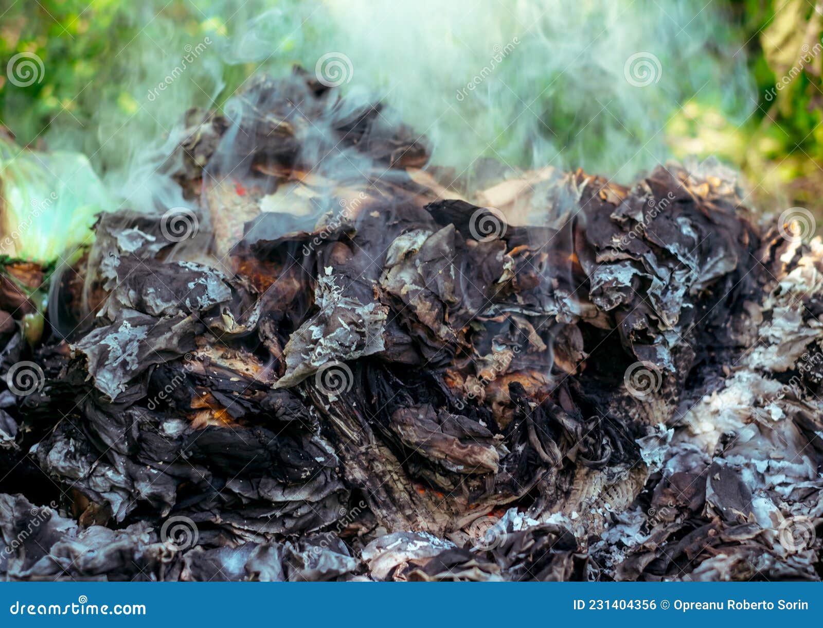 Old Paper Fire Texture In The Background Royalty-Free Stock Image ...