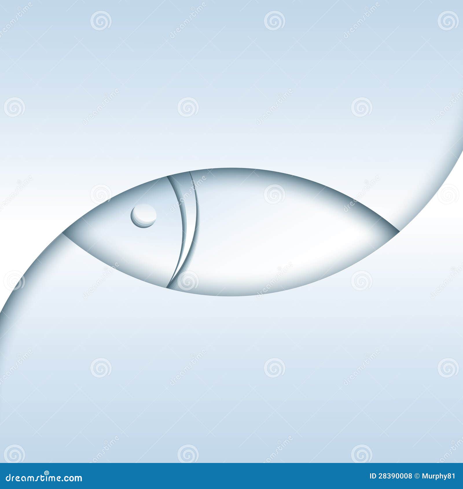 Paper fish stock vector. Illustration of paper, graphic - 28390008