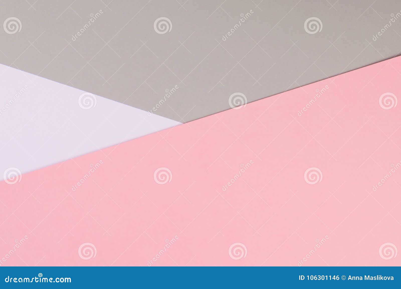 Paper Flat Composition with Pink and Grey Background for Valentines Day ...