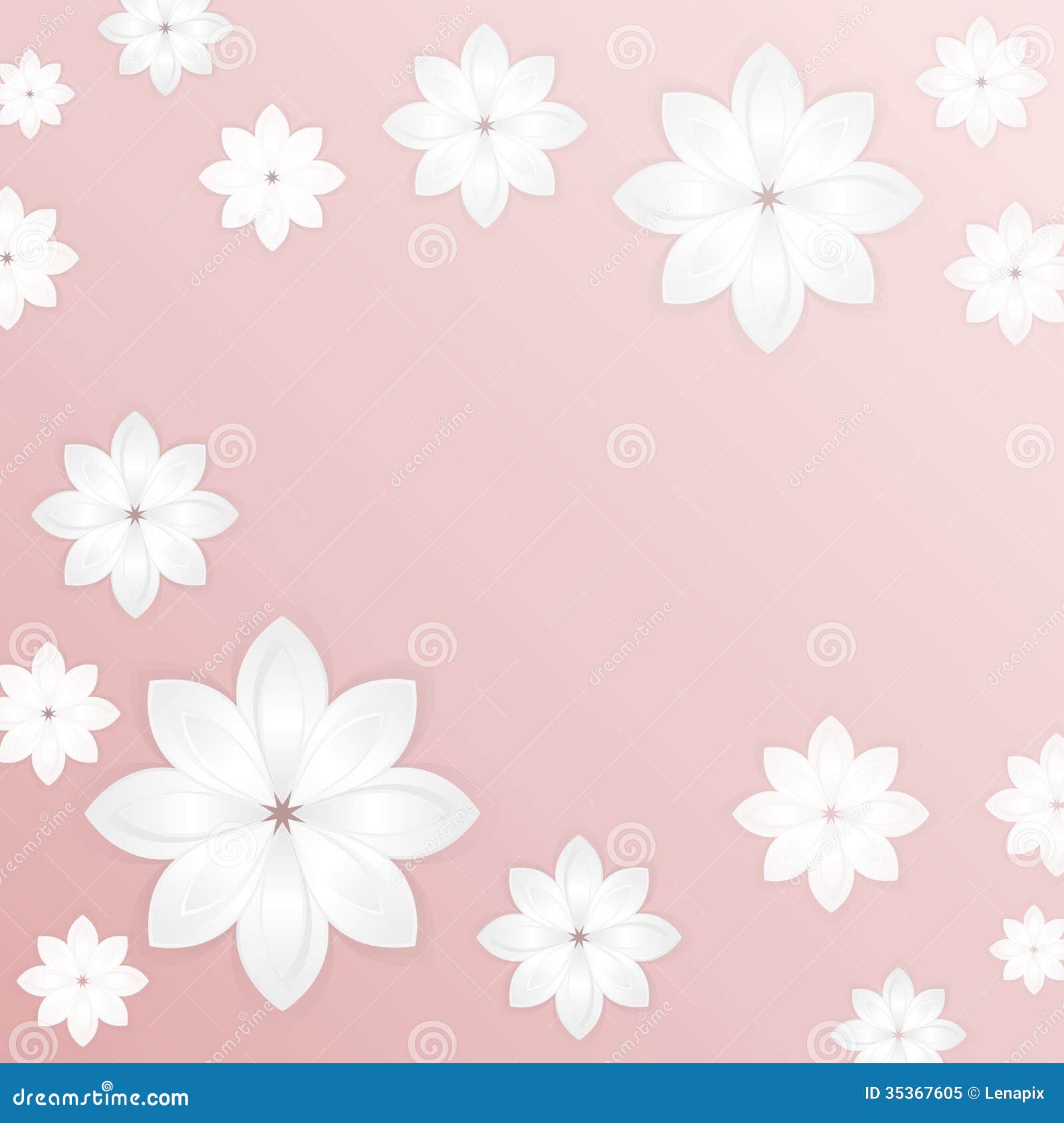 Paper flower background stock vector. Illustration of present - 35367605