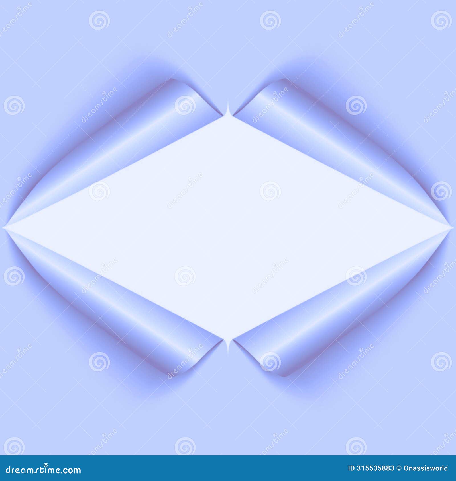 Paper Fold Abstract Template Background. Folded Note Stock Image ...