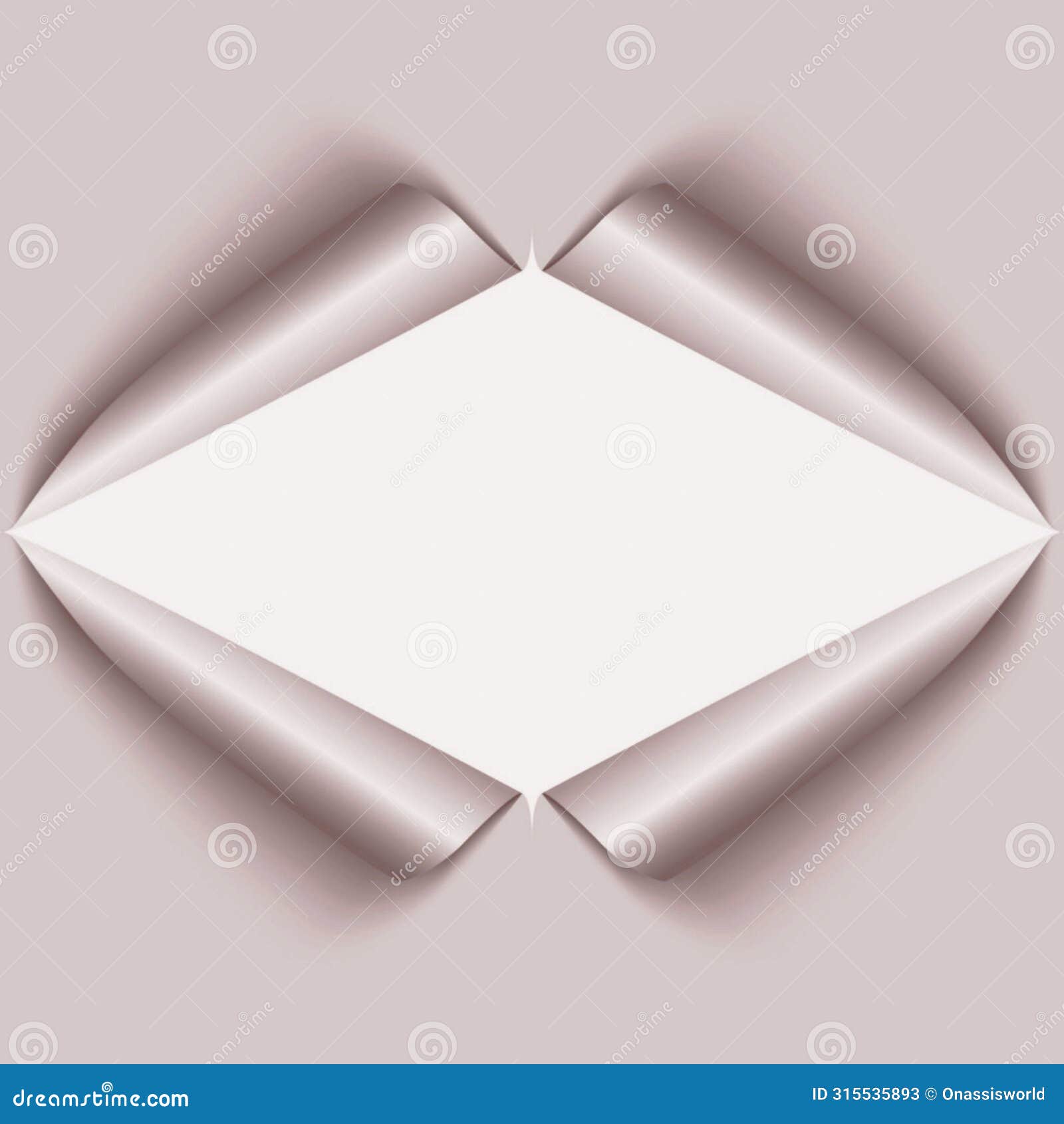 Paper Fold Abstract Template Background. Folded Note Stock Image ...