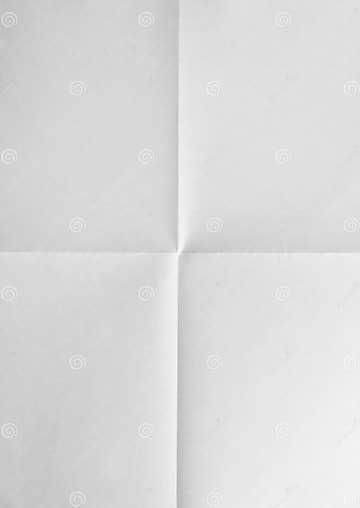 Paper folded in four stock photo. Image of sheet, paper - 25832182