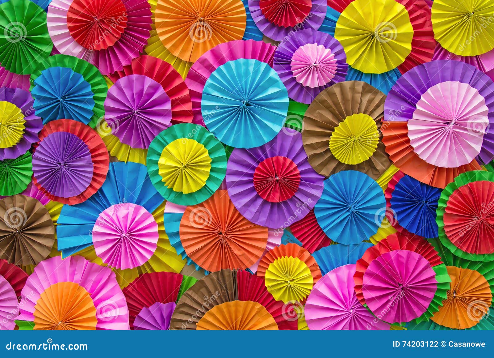 Paper Folding Multi Colored Abstract Pattern for Background Stock Photo ...