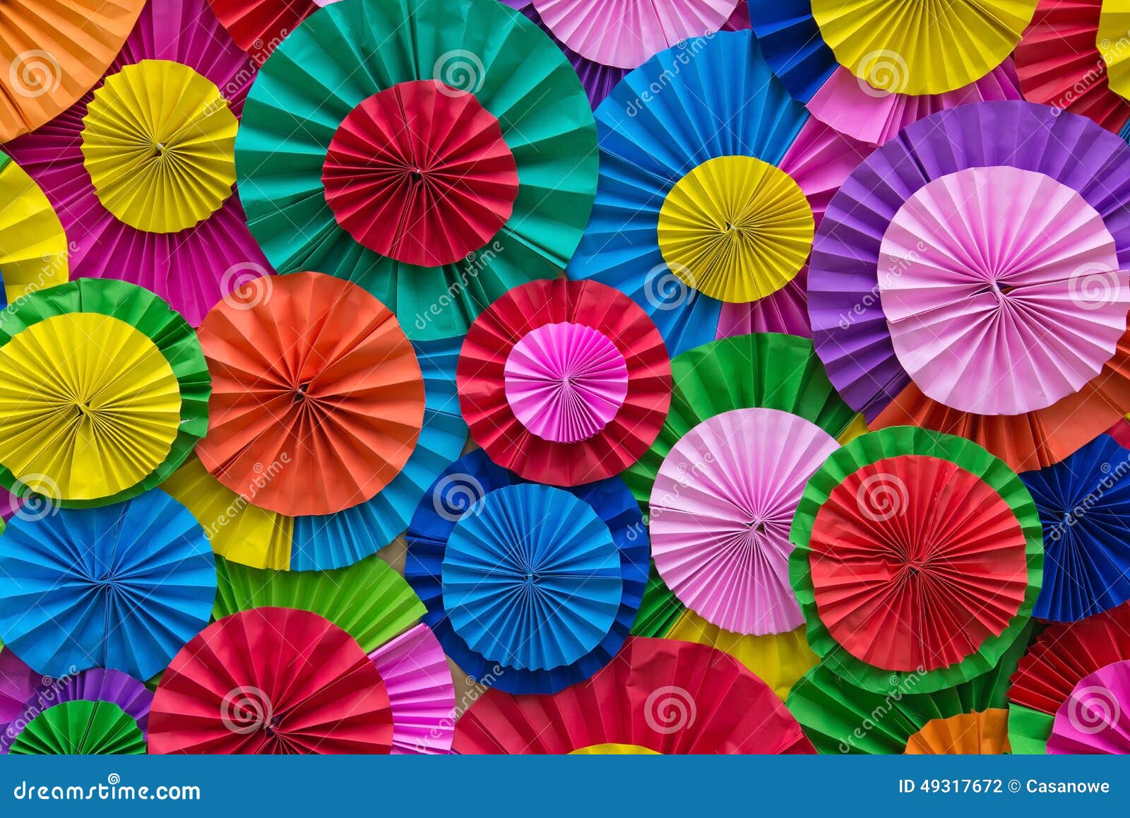Paper Folding Multicolored Abstract for Background Stock Photo - Image ...