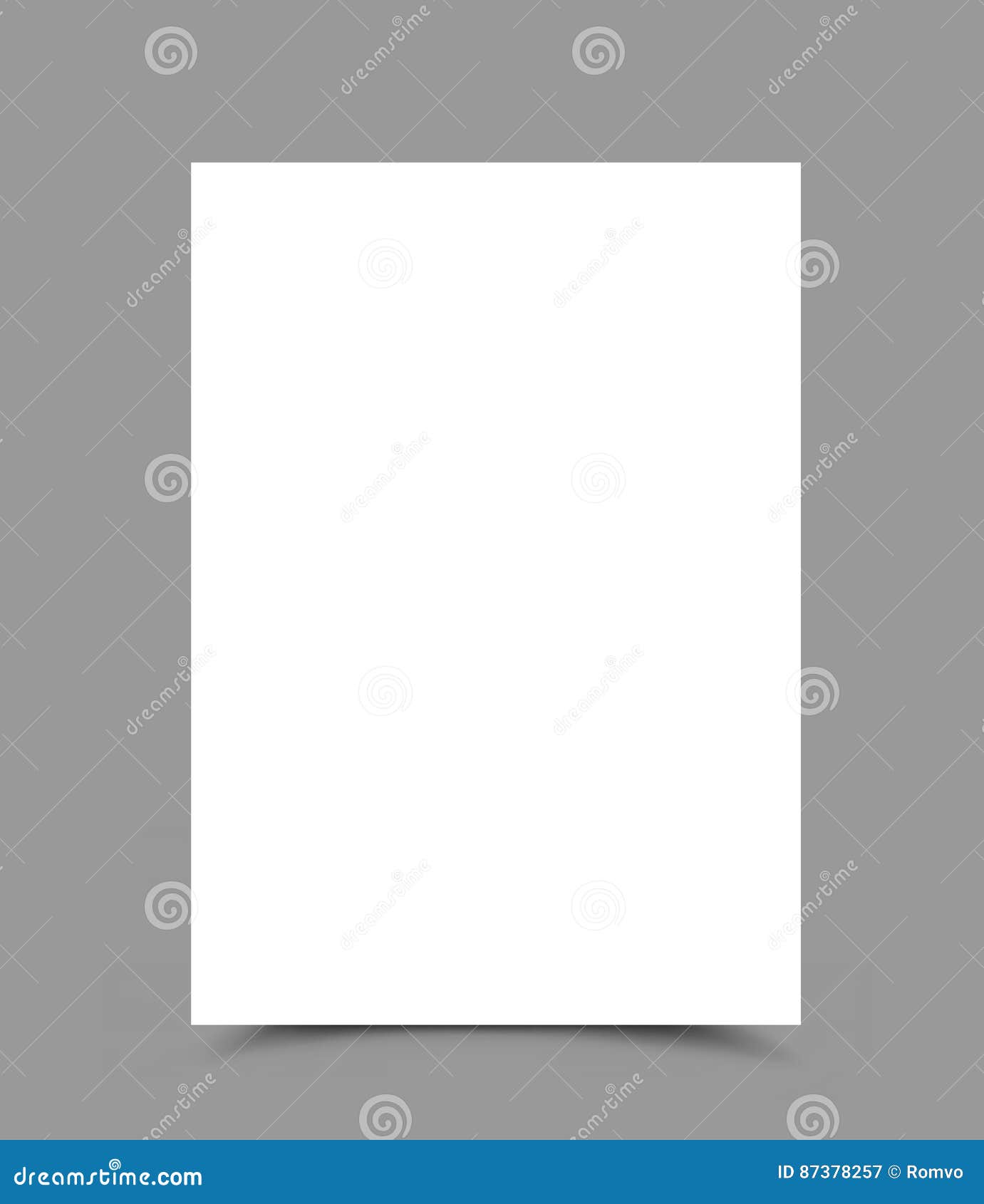 A4 paper form vertical stock vector. Illustration of isolated - 87378257