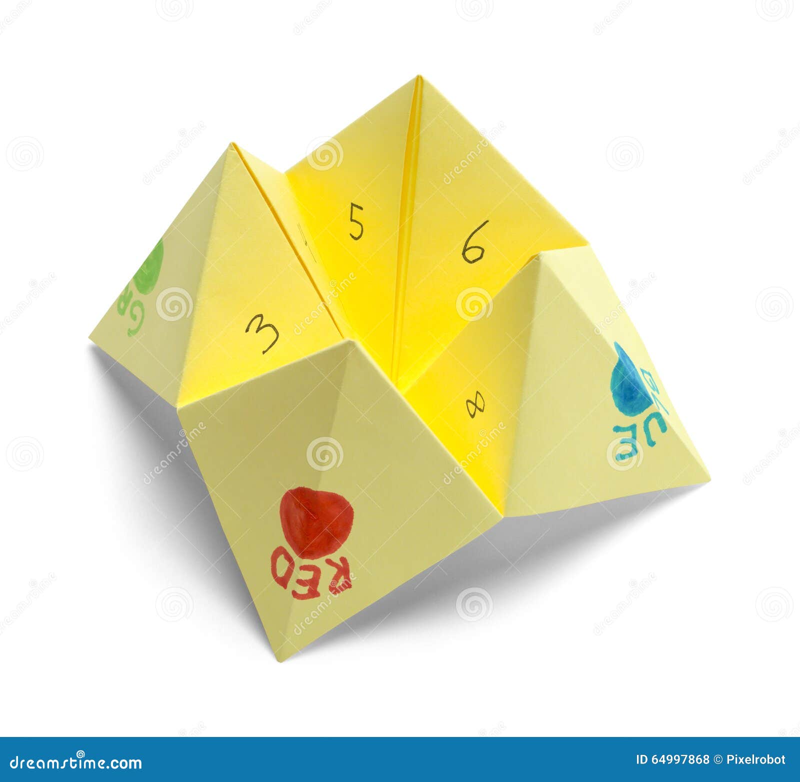 Paper Fortune Teller stock photo. Image of paper, spirituality - 64997868