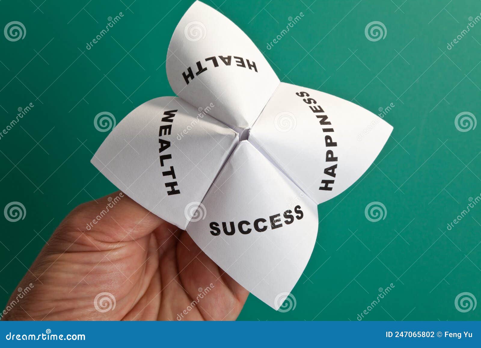 Paper Fortune Teller stock photo. Image of choice, green - 247065802
