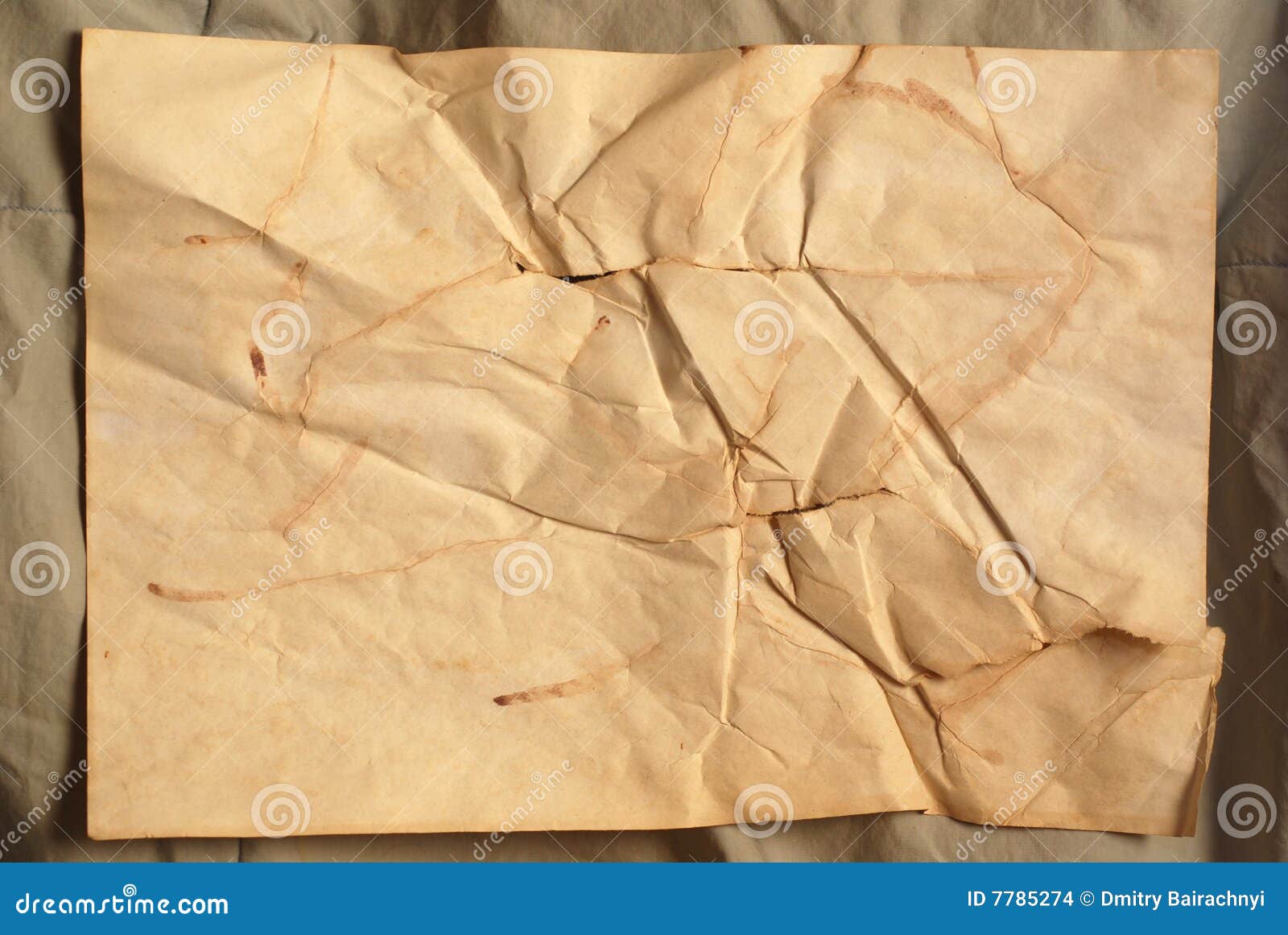 Paper with fracture stock photo. Image of pattern, isolated - 7785274