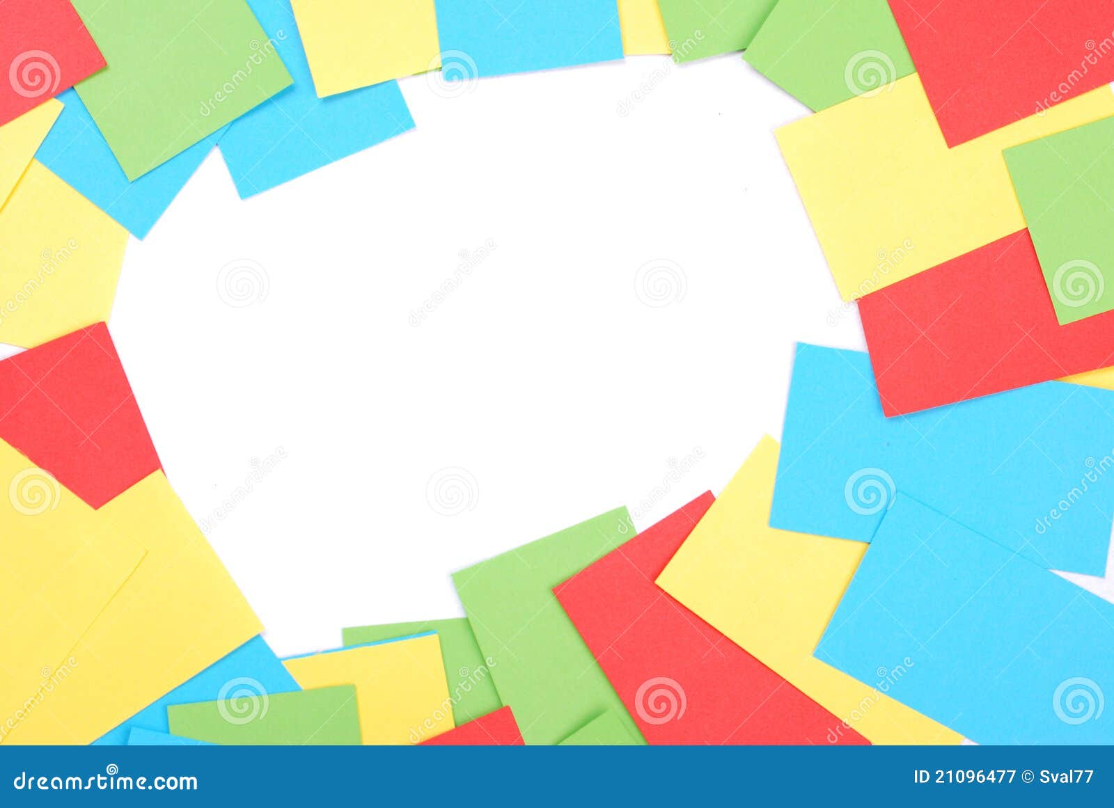 Paper frame stock image. Image of list, blue, horizontal - 21096477