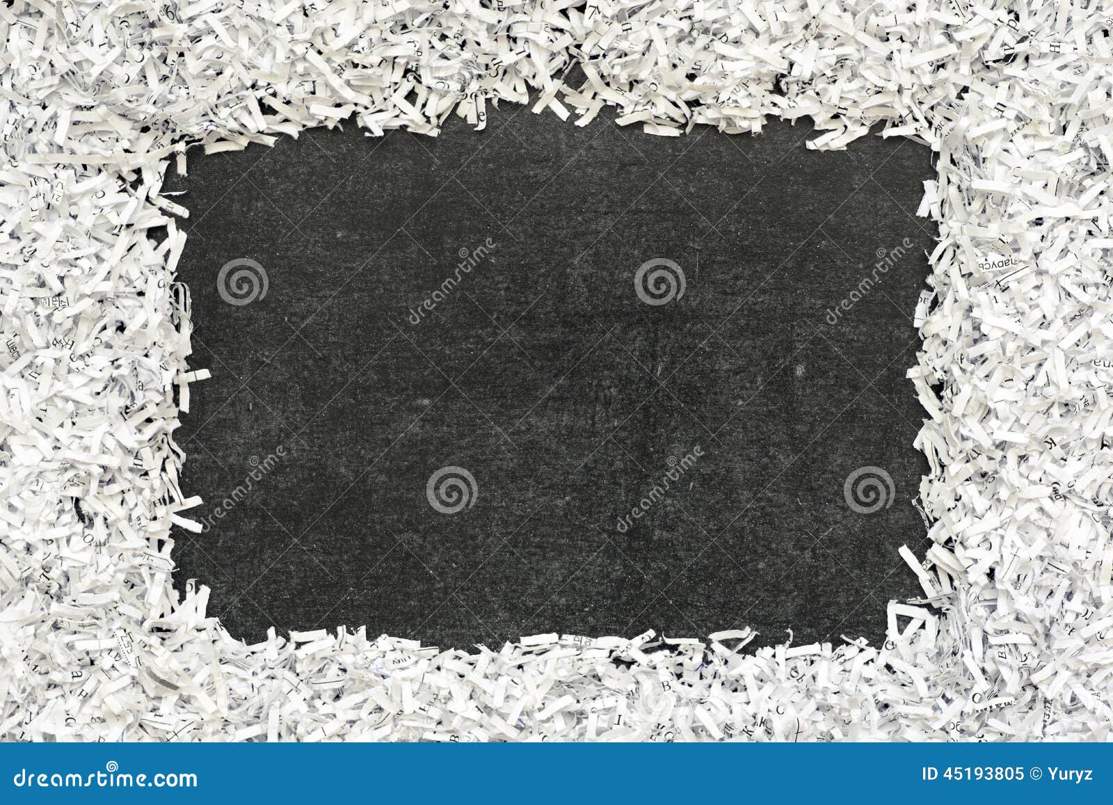 Paper frame stock image. Image of safety, small, shredded - 45193805