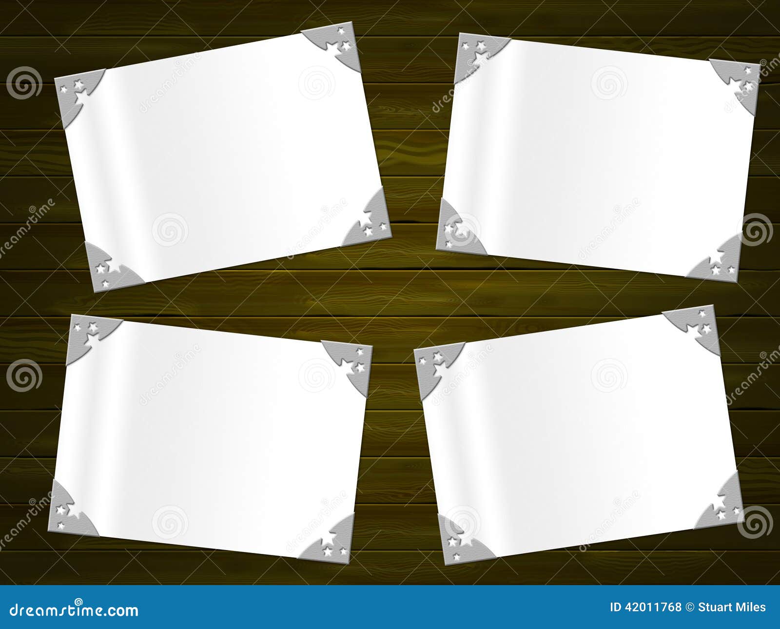 Paper Frame Indicates Text Space and Bordering Stock Illustration ...