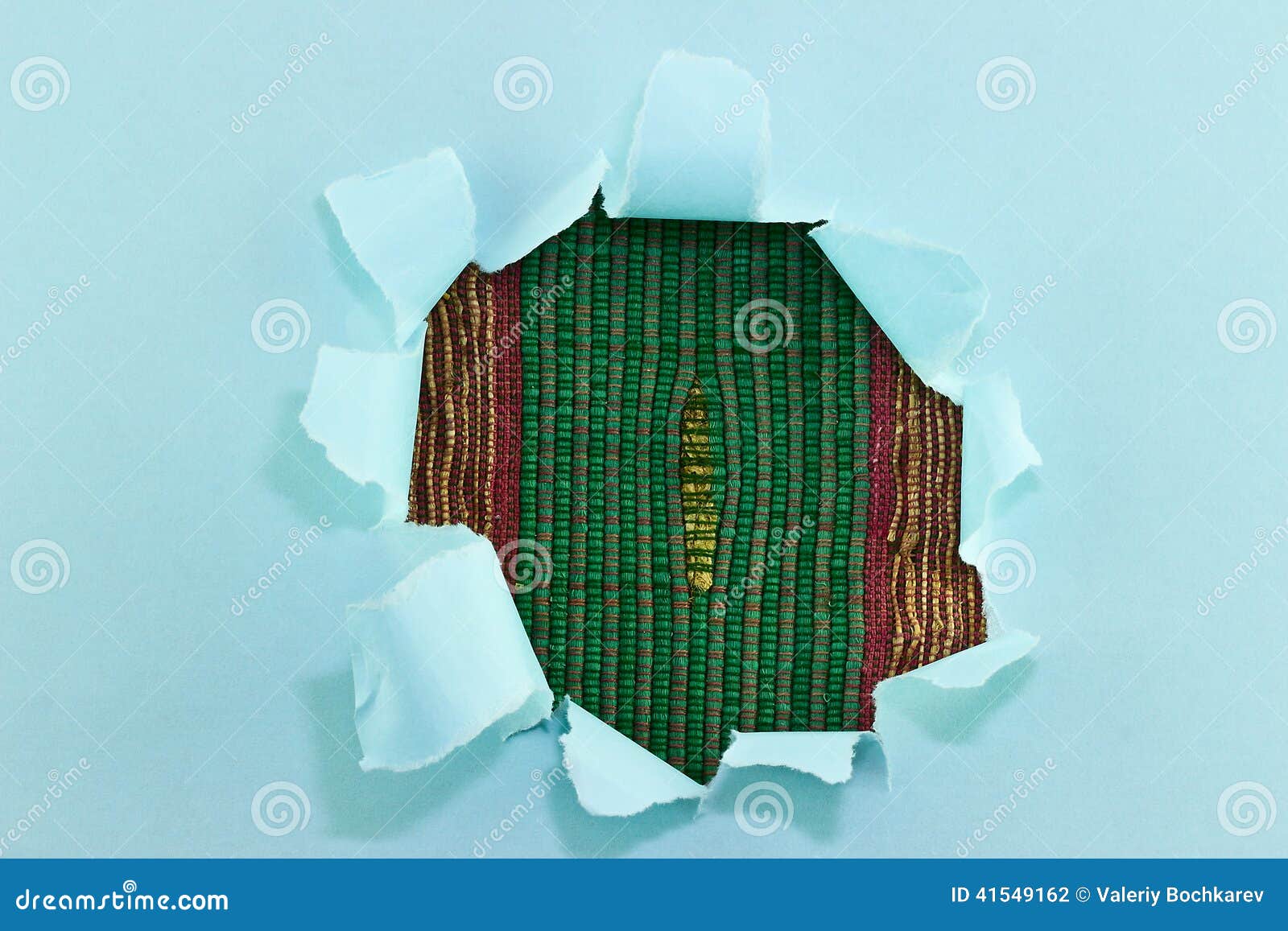 Paper Frame with Ragged Edges Stock Photo - Image of colored, green ...