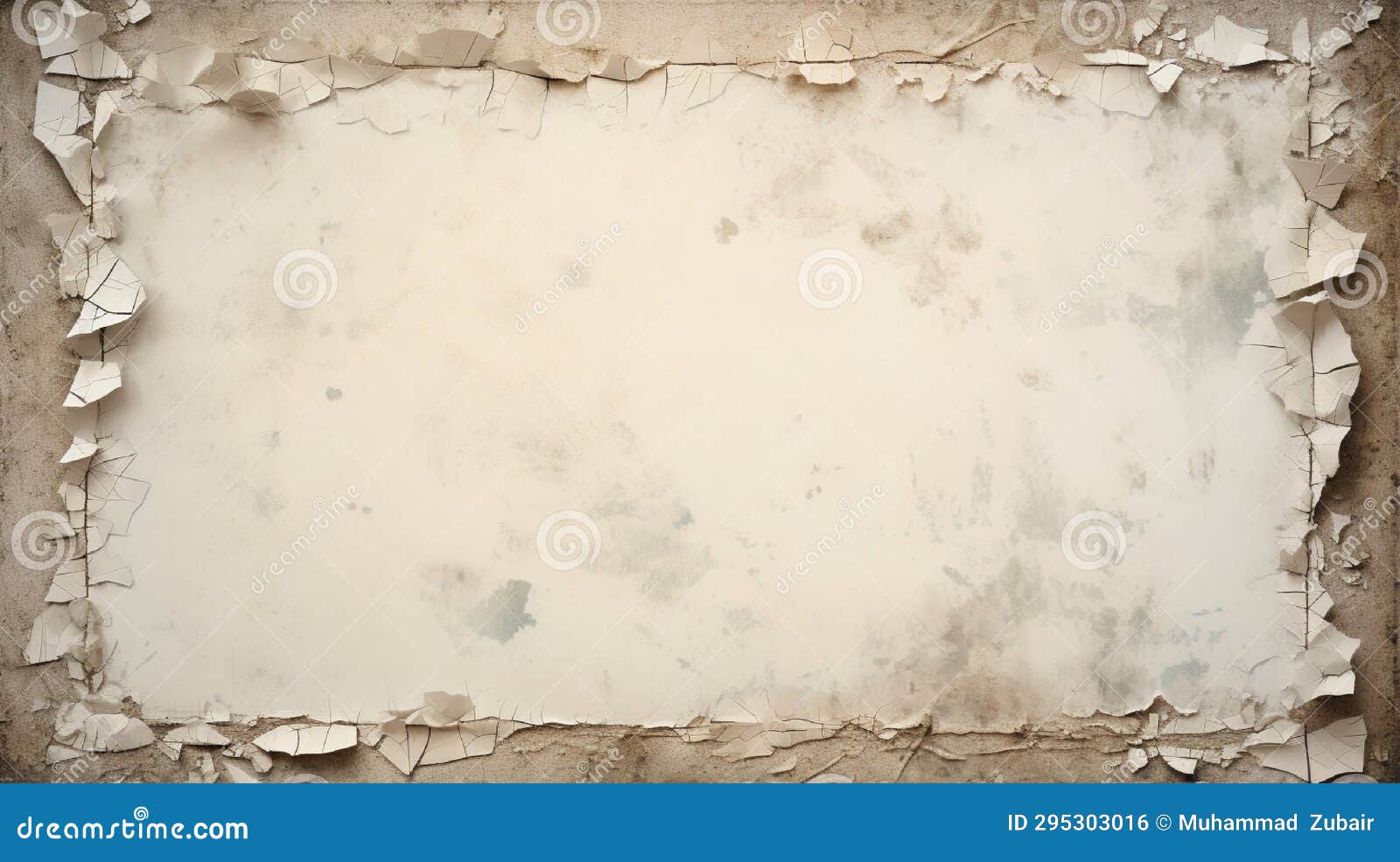 Paper Frame Torn into Strips for Artwork Background. Stock Illustration ...