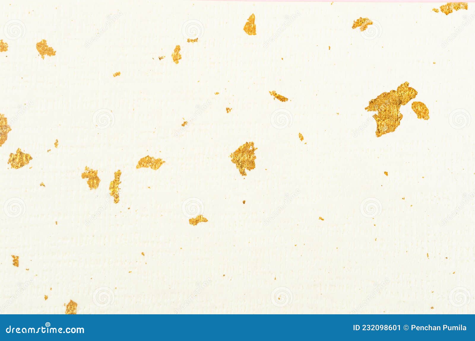 Paper with Gold Sheet Texture Background Stock Illustration ...