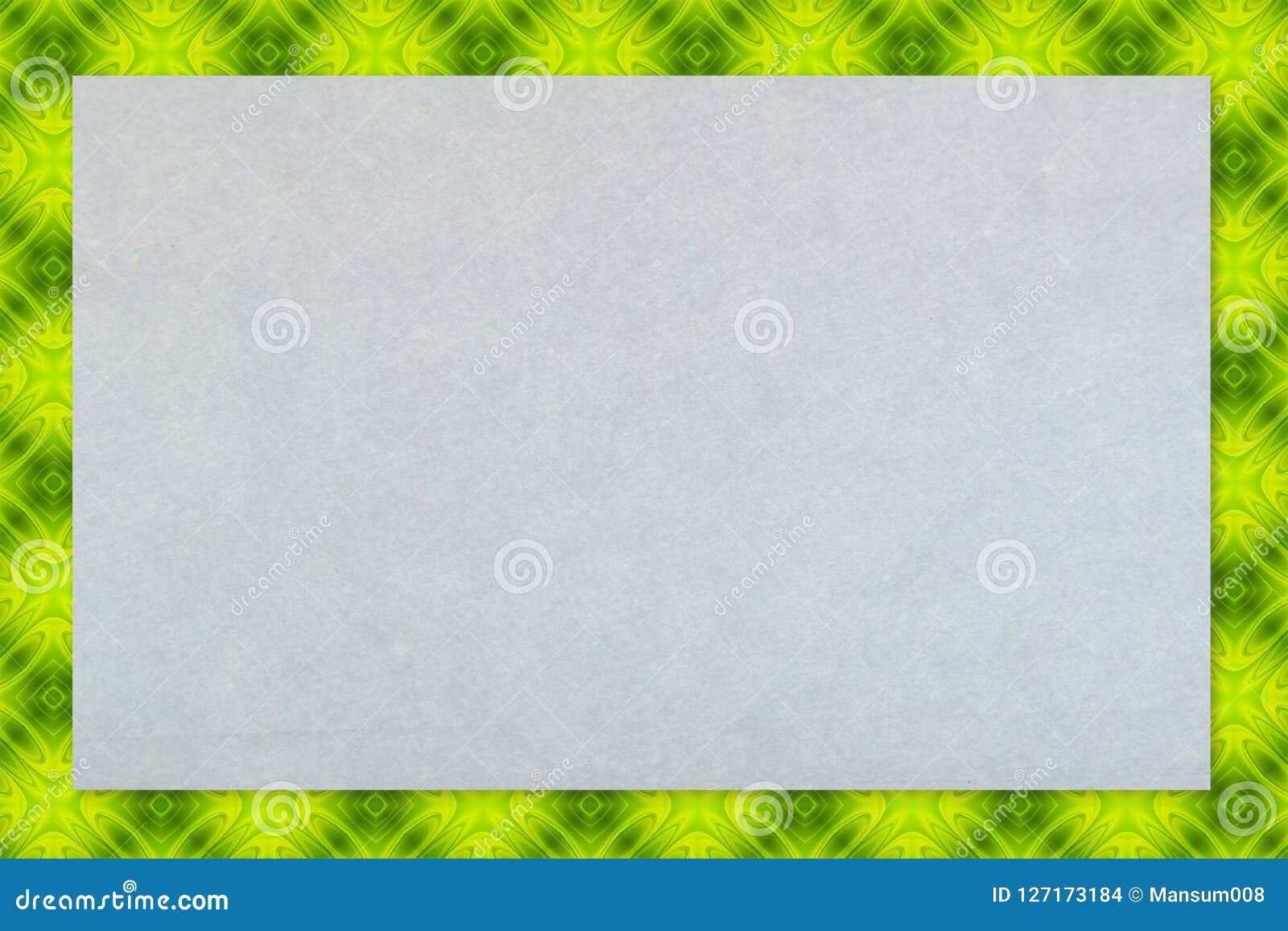 Paper on Green Color Background Stock Illustration - Illustration of ...