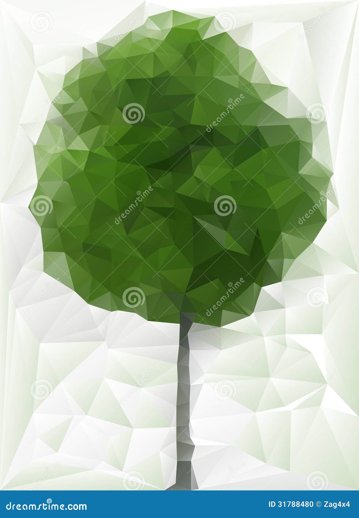 Paper green tree stock illustration. Illustration of gray - 31788480