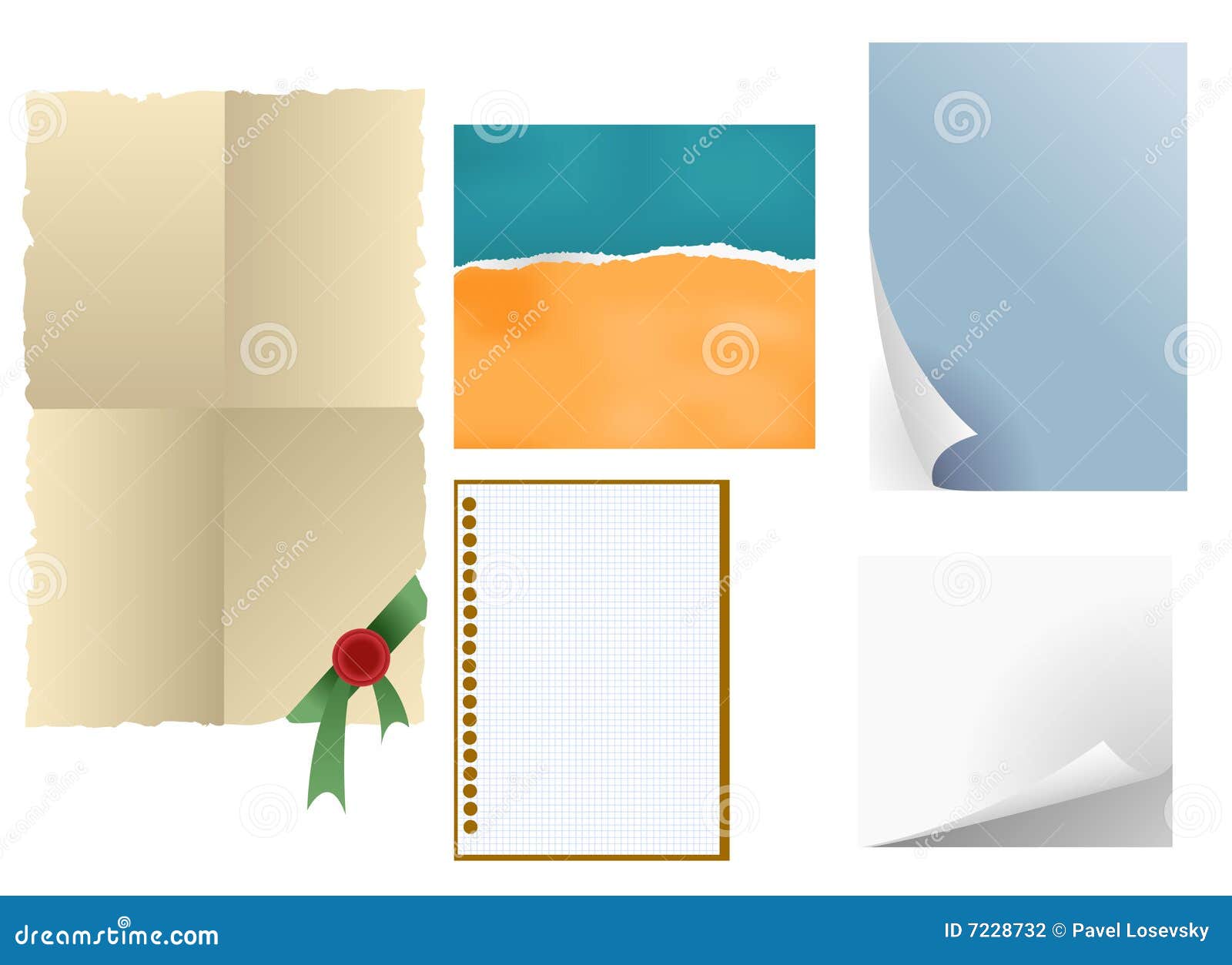 Paper group vector stock vector. Illustration of gradient - 7228732
