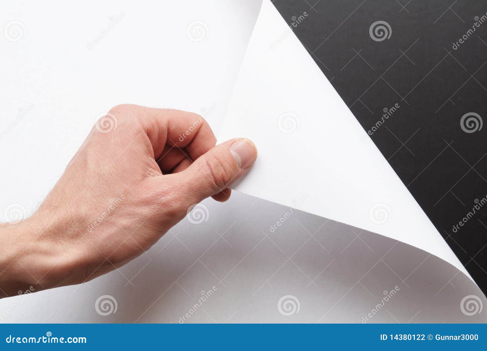Paper and hand stock photo. Image of message, paper, business - 14380122