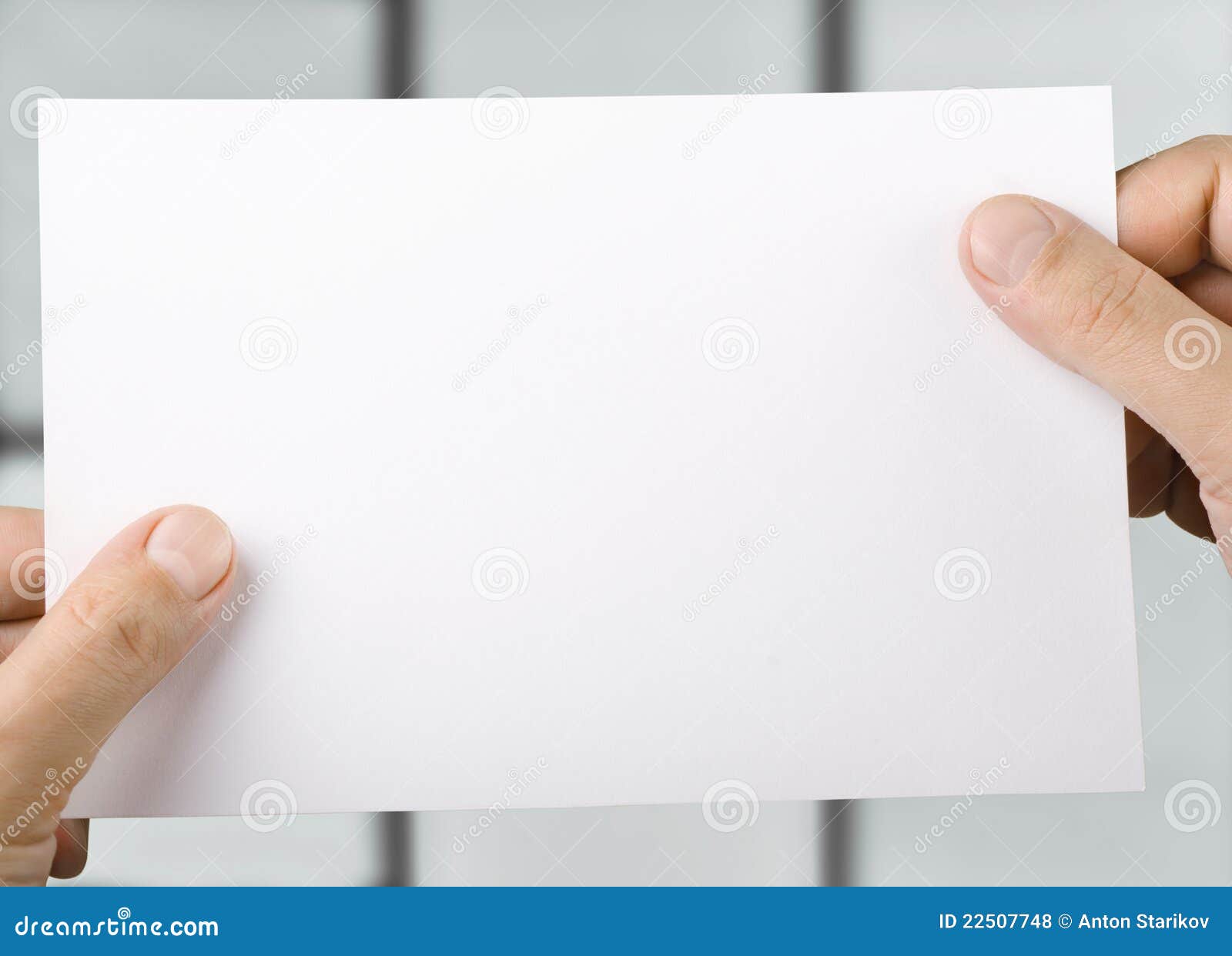 Paper in hands stock photo. Image of poster, information - 22507748