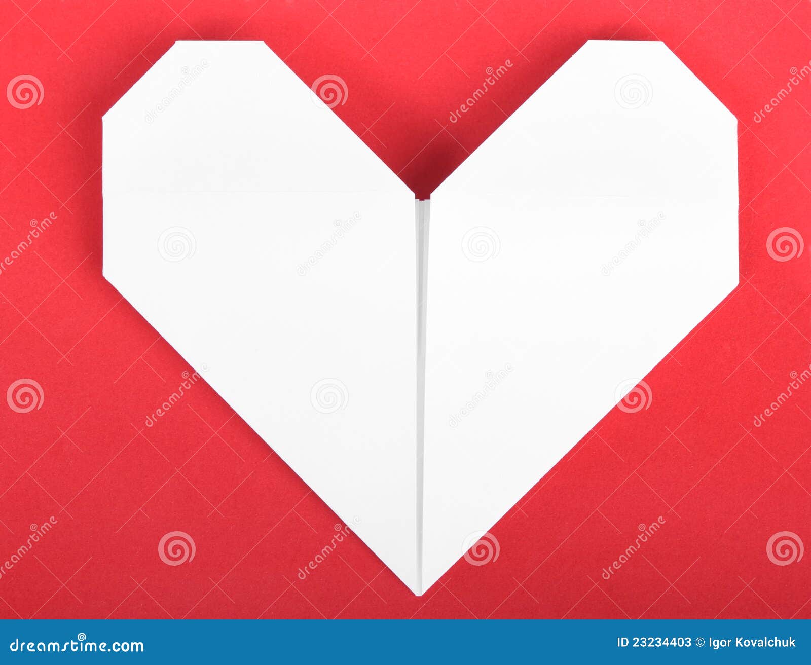 Heart Origami Recycled Paper Craft Royalty-Free Stock Image ...