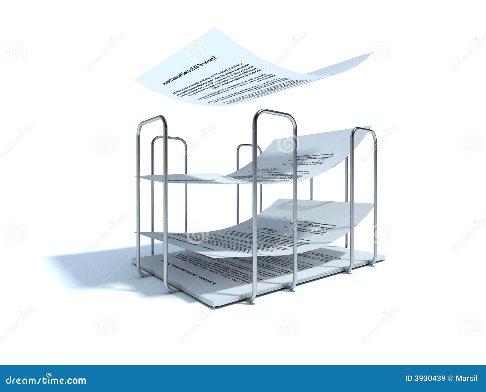 Paper-holder stock illustration. Illustration of order - 3930439