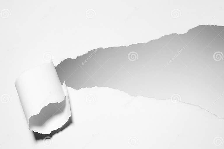 Paper with hole stock photo. Image of grey, piece, paper - 10757588