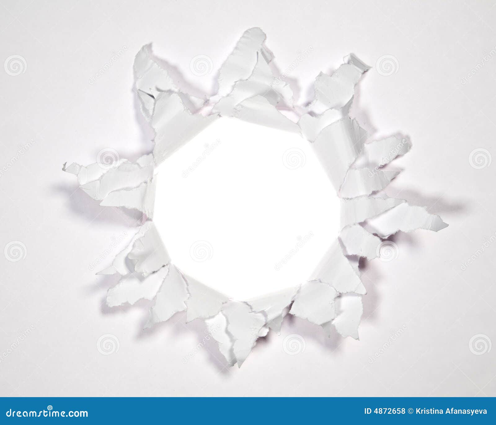 Paper Hole stock photo. Image of breaking, discovery, depth - 4872658
