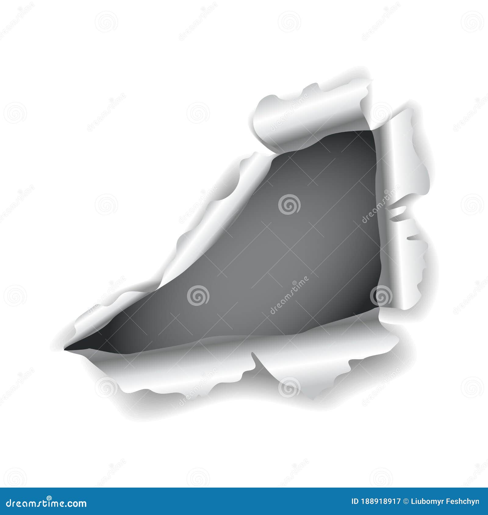 Paper Hole. Realistic Vector Torn Paper with Ripped Edges Stock Vector ... Paper Hole. Realistic Vector Torn Paper with Ripped Edges Stock Vector ...